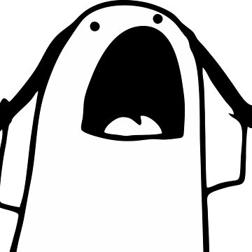 "Flork Stressed" Sticker for Sale by JenniferM98 | Redbubble