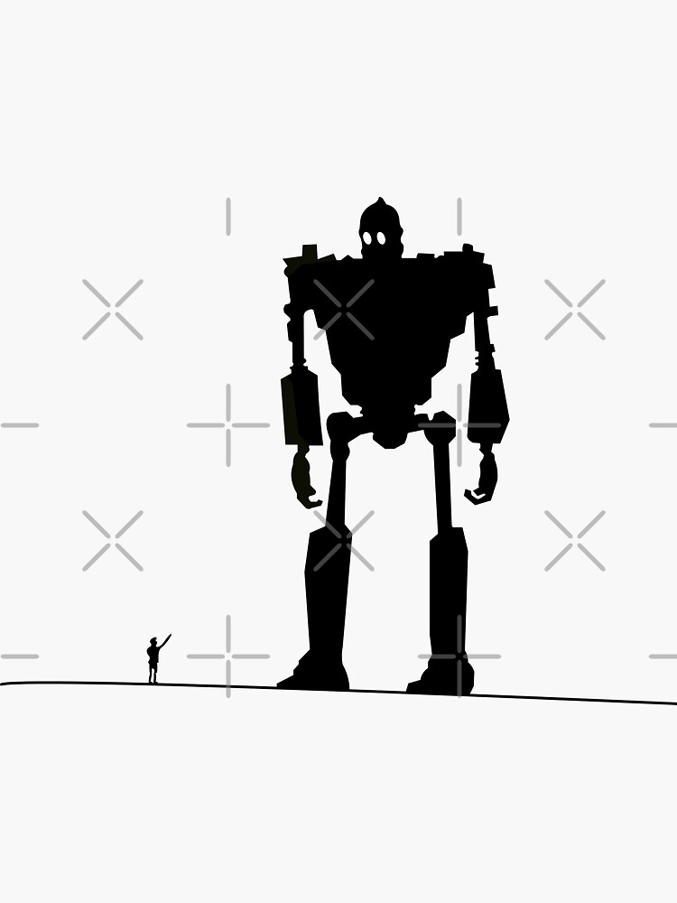"Iron Giant" Sticker for Sale by christopper | Redbubble