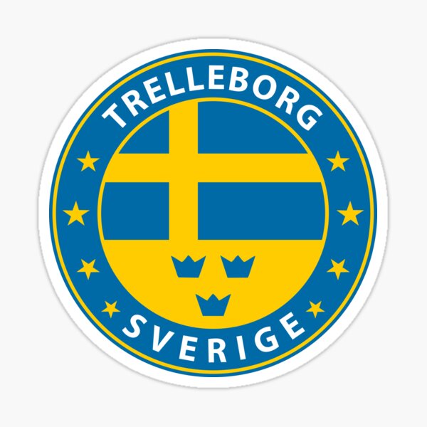 "Trelleborg, Sweden" Sticker for Sale by Alma-Studio | Redbubble