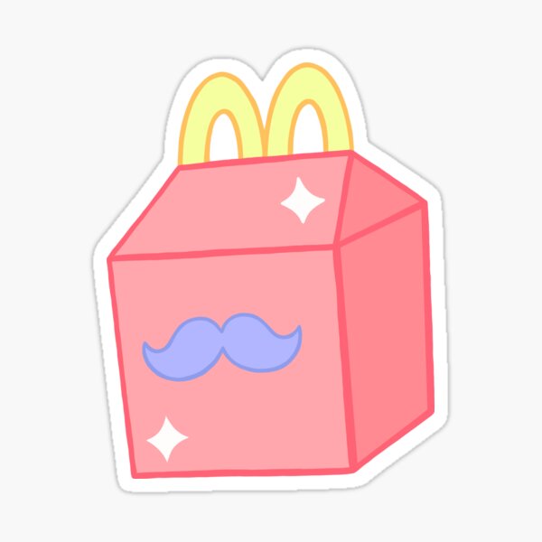"Happy Meal" Sticker for Sale by airbearornelas | Redbubble