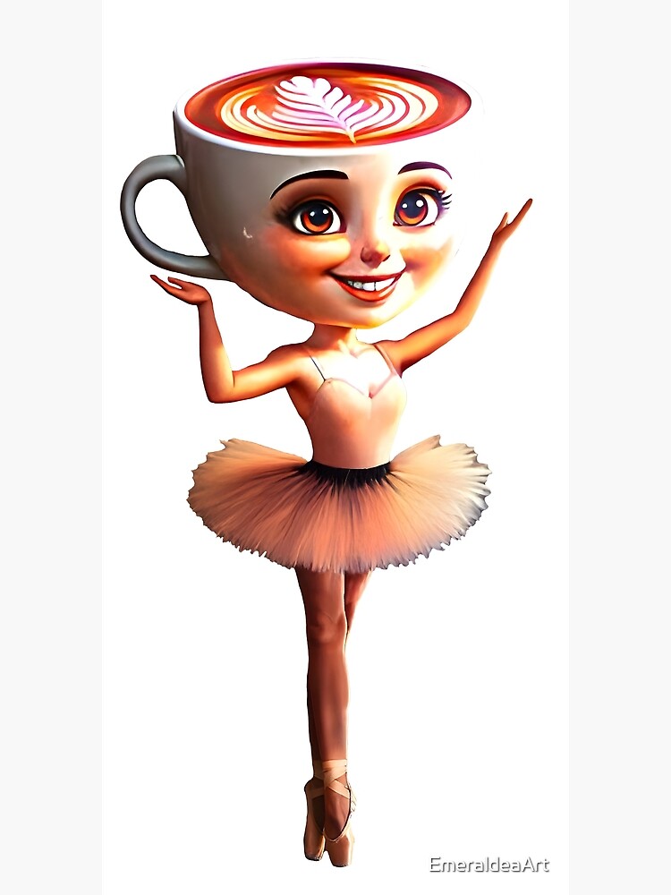 "Ballerina Cappucina cutout - beautiful female ballet dancer cup ...