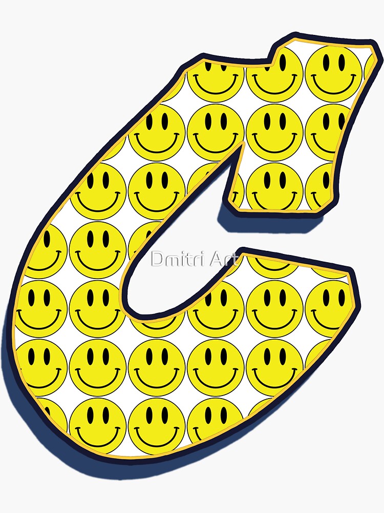 "Letter C - Smile" Sticker for Sale by paintcave | Redbubble
