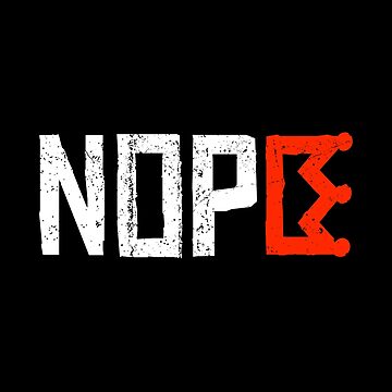 "No Kings Nope Protest Sign Horizontal" Poster for Sale by geek-updated ...