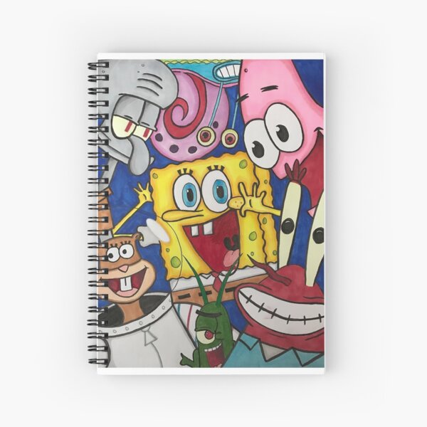 "Spongebob!" Spiral Notebook by AliTan | Redbubble