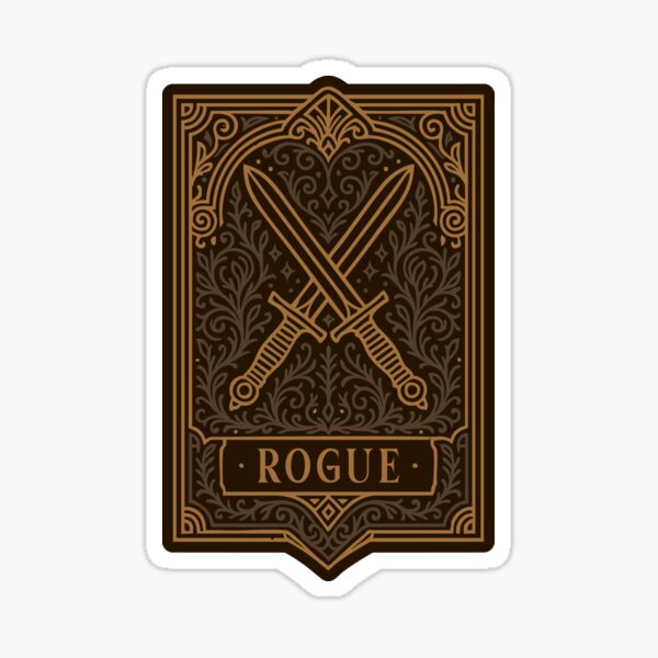 "Rogue Emblem Tabletop TTRPG Character Classes" Sticker for Sale by ...