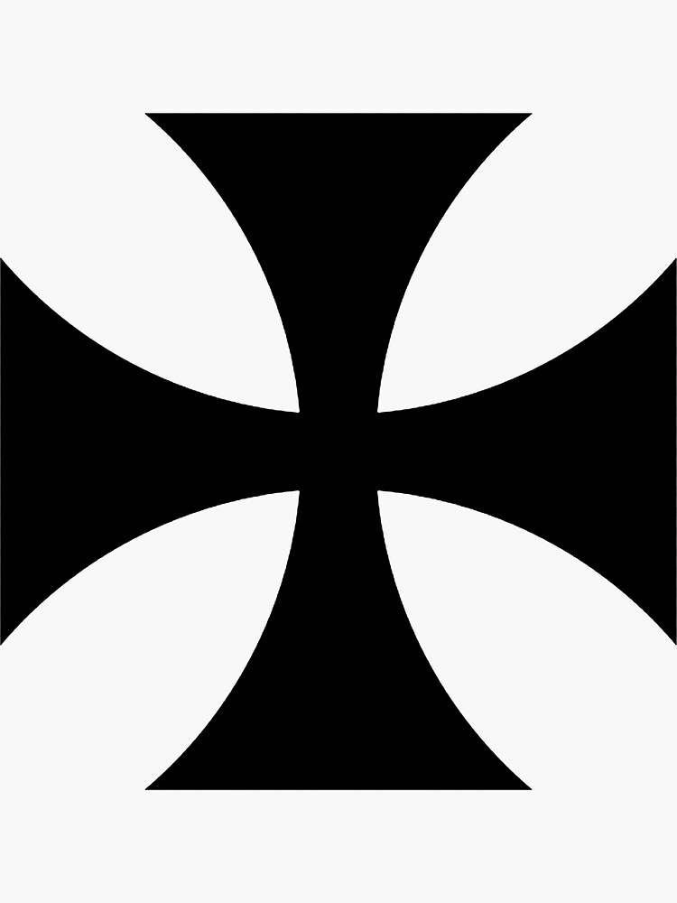 "CROSS, Heraldic Cross pattée (Pattee, Patty, Formée, Formy)." Sticker ...