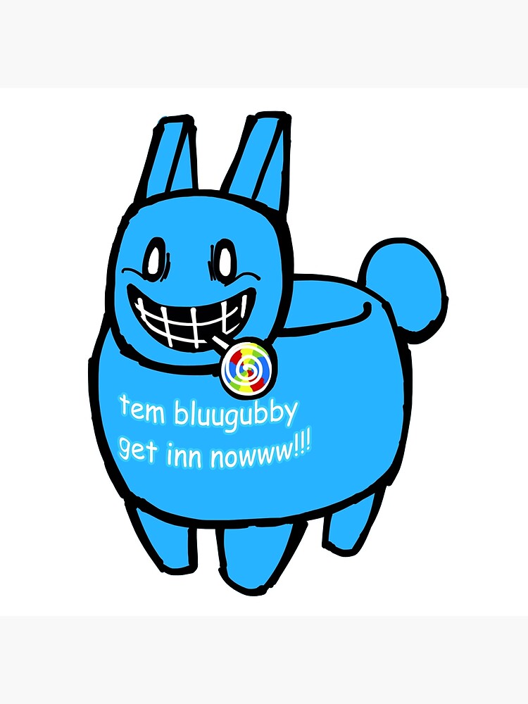 "Bluudude Gubby" Poster for Sale by kingalbatross | Redbubble