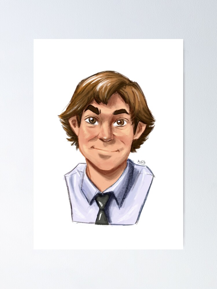 "Jim Halpert from The Office " Poster for Sale by KatePop | Redbubble