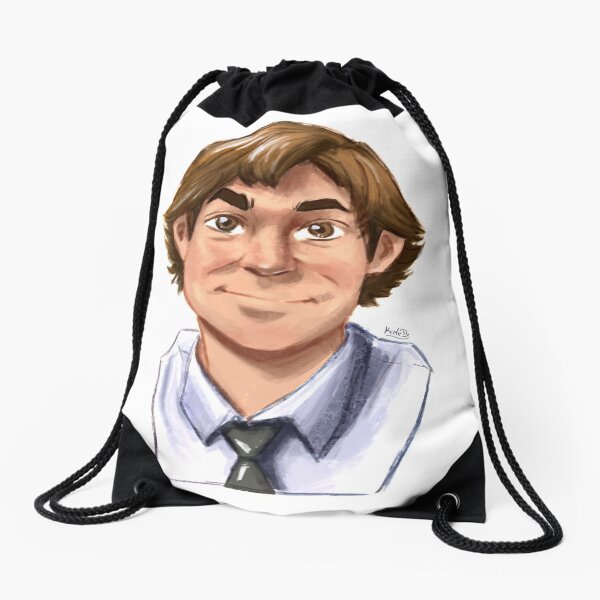 "Jim Halpert from The Office " Drawstring Bag for Sale by KatePop ...
