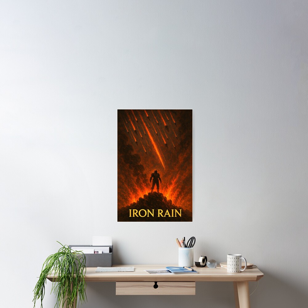 "Iron Rain Red Rising Poster – Sci-Fi Inspired" Sticker for Sale by ...