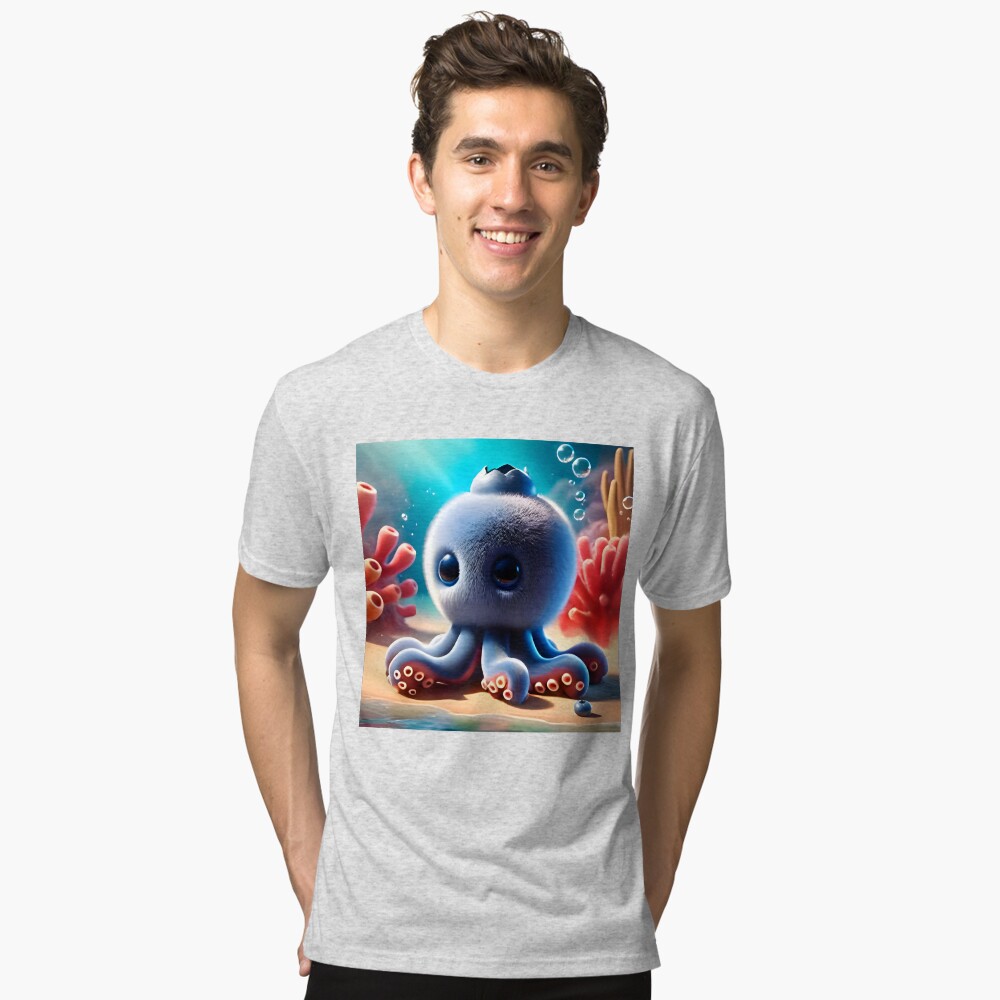 "Blueberrinni Octopussini – Cute Blueberry-Headed Octopus Brainrot Meme ...