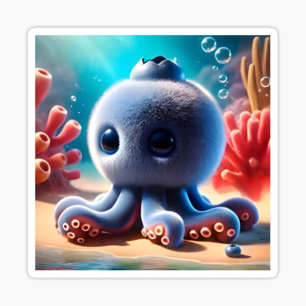 "Blueberrinni Octopussini – Cute Blueberry-Headed Octopus Brainrot Meme ...