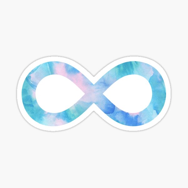"Water Color Science Math infinity Symbol " Sticker for Sale by ...