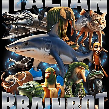 "Italian Brainrot" Poster for Sale by SteveAllentc | Redbubble