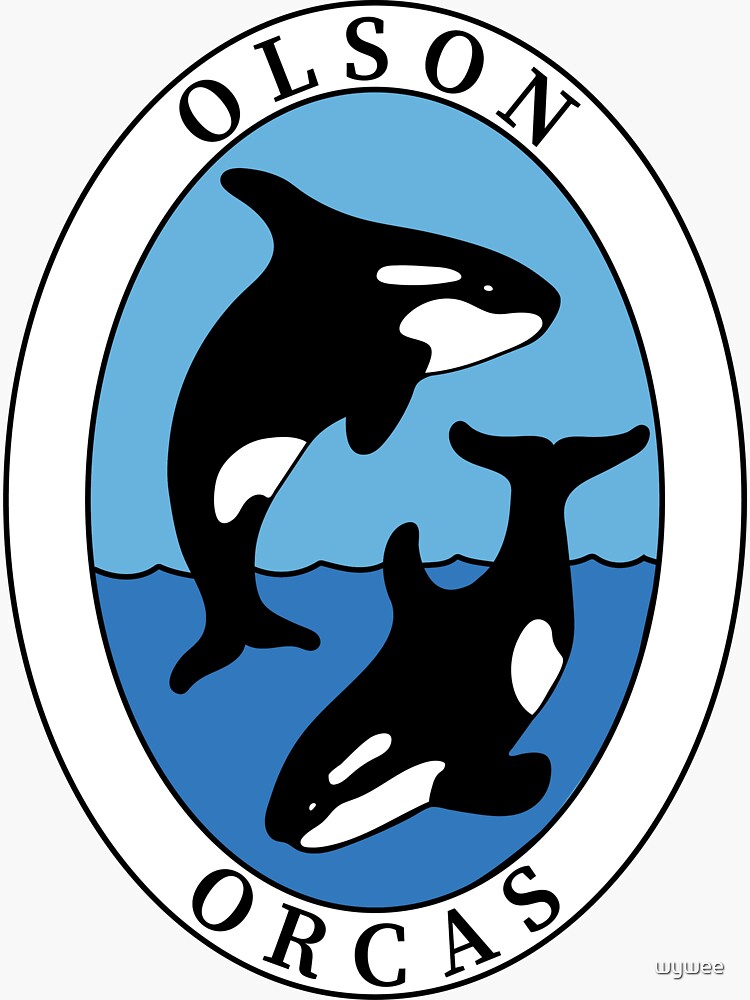 "Ione Olson Elementary School Orcas Marina California Fogtown 831" Sticker by wywee | Redbubble