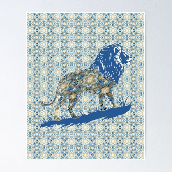 "Star of David, Pattern 33, Lion of Judah." Poster for Sale by ...