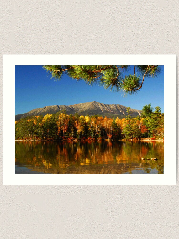 "Autumn Baxter Mt. Katahdin" Art Print by Alanafinephoto | Redbubble