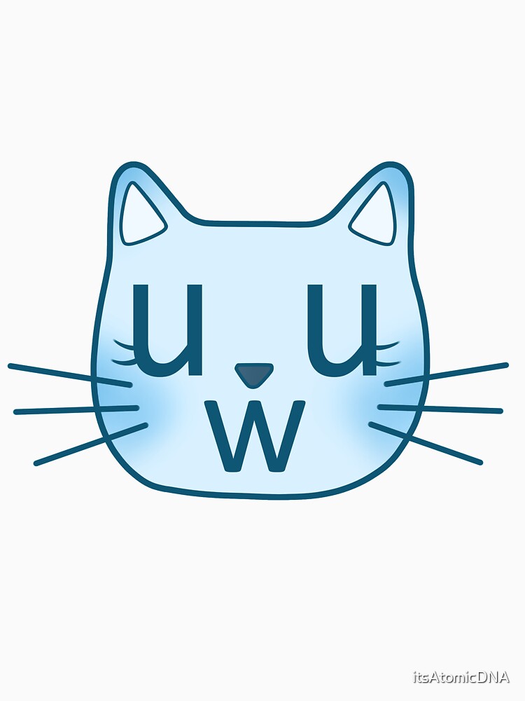 "UwU Baby Blue" T-shirt for Sale by itsAtomicDNA | Redbubble | uwu t ...