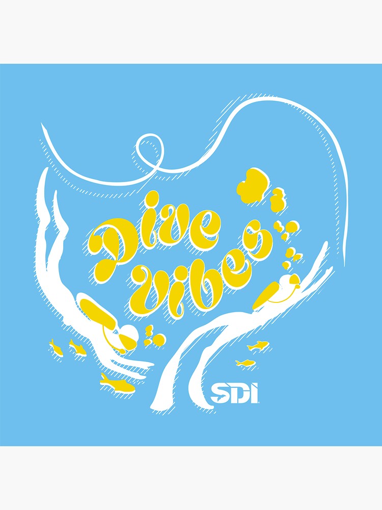 "Scuba Diving International (SDI)- Dive Vibes" Sticker for Sale by Shop ...