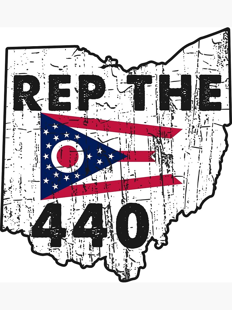 REP THE 440 - POPULAR DISTRESSED DESIGN WITH STATE FLAG AND AREA CODE ...