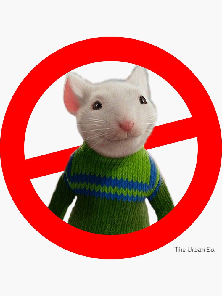 "We Hate Stuart Little " Sticker for Sale by Urgh | Redbubble