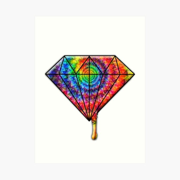 Dripping Diamond Art Prints | Redbubble