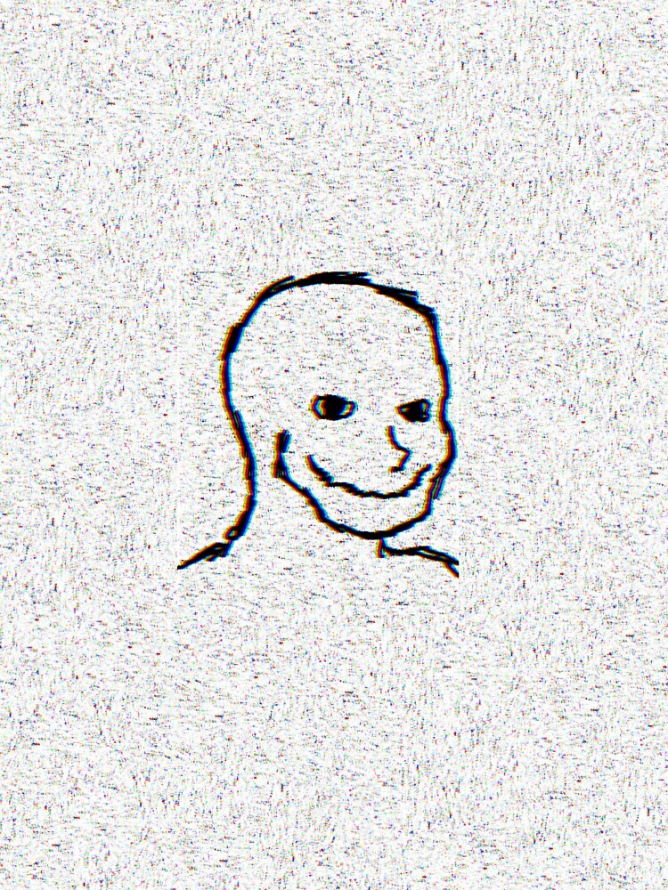 "Evil wojak- white" T-shirt for Sale by neomeme | Redbubble | wojak t ...