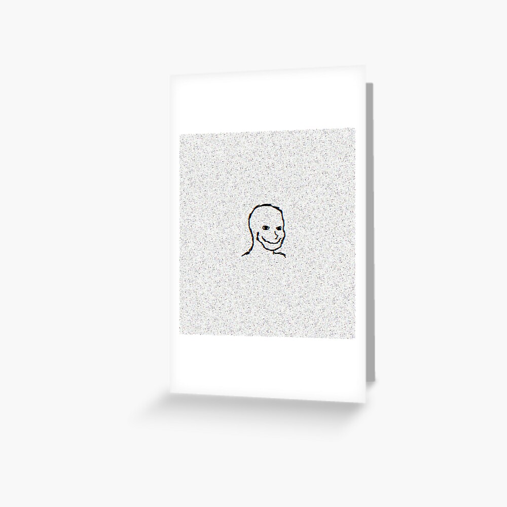 "Evil wojak- white" Greeting Card by neomeme | Redbubble