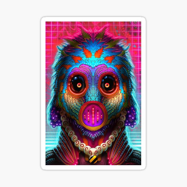 "80's Maniac" Sticker for Sale by TLaceyRavenseye | Redbubble