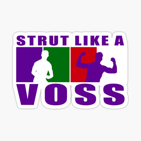 "Strut Like a Voss - Fremantle Dockers - Pat Voss" Sticker for Sale by ...