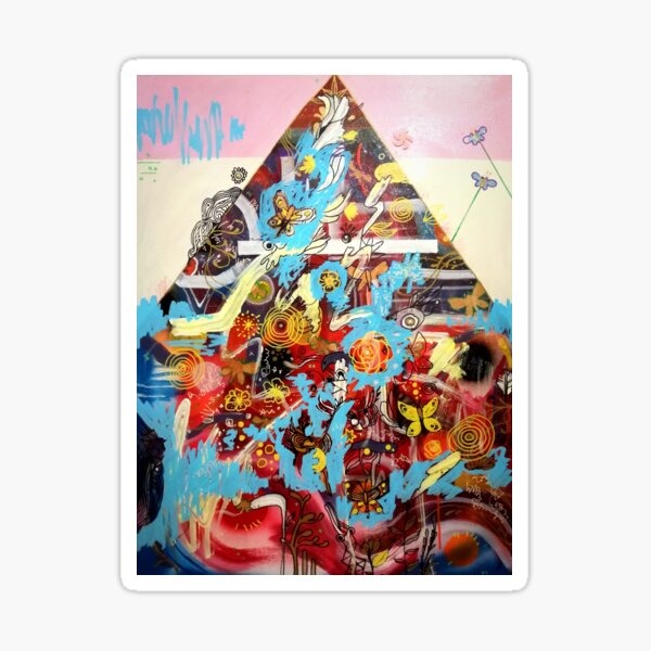 "Pyramids" Sticker for Sale by WiHO | Redbubble