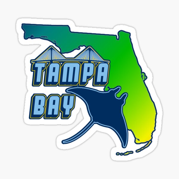 "Tampa Bay Sting Ray Bridge Logo" Sticker for Sale by mlunsford215 ...