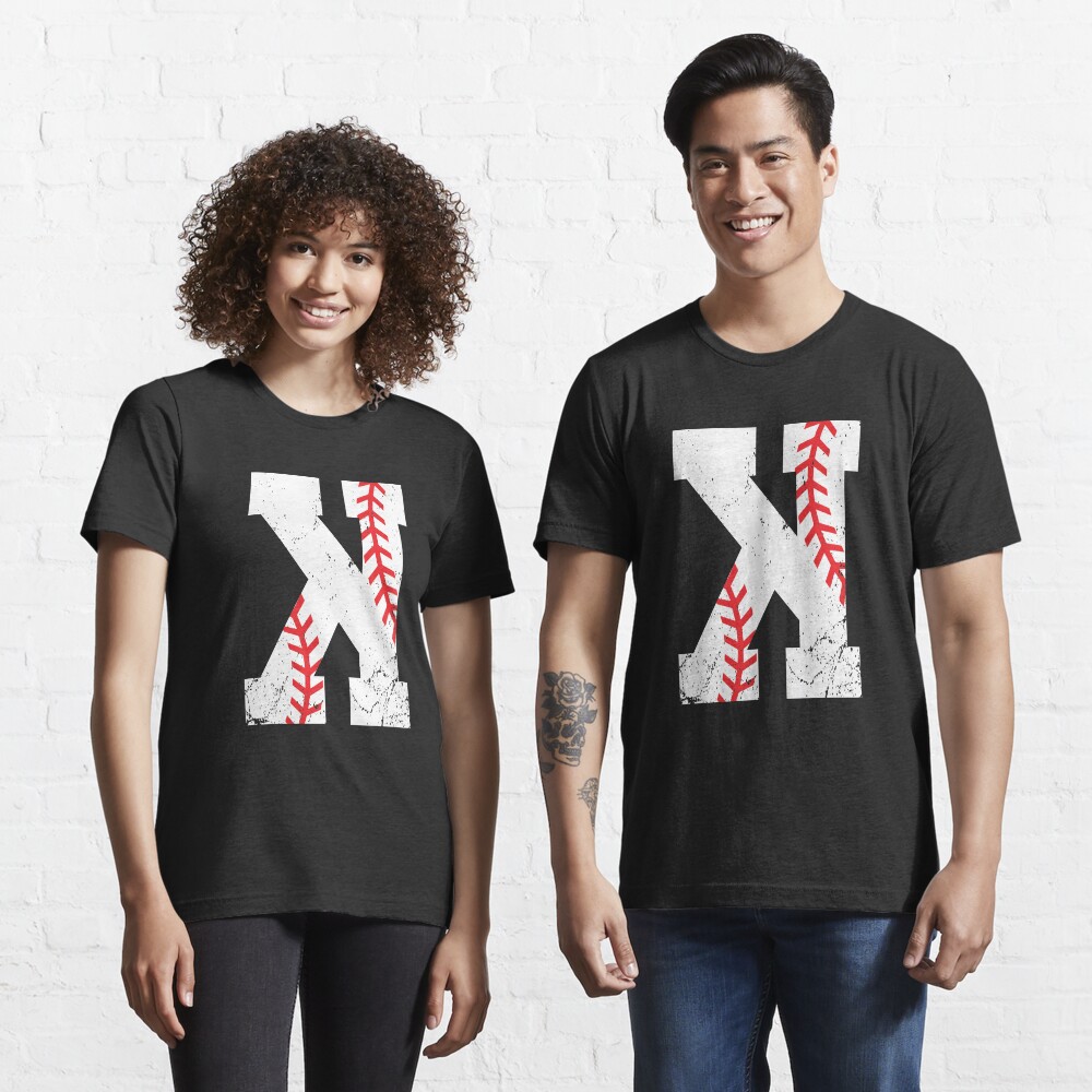 "Baseball Pitcher Strikeout K" T-shirt for Sale by trushirtdesigns ...
