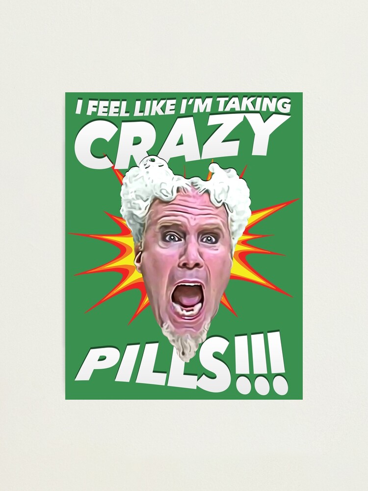 "Crazy Pills!" Photographic Print for Sale by CreativeSpero | Redbubble
