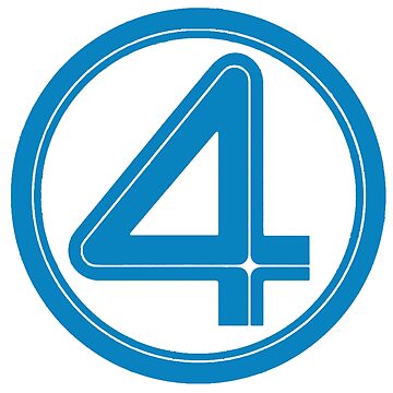 "Fantastic 4 - Logo" Sticker for Sale by SLH-69 | Redbubble