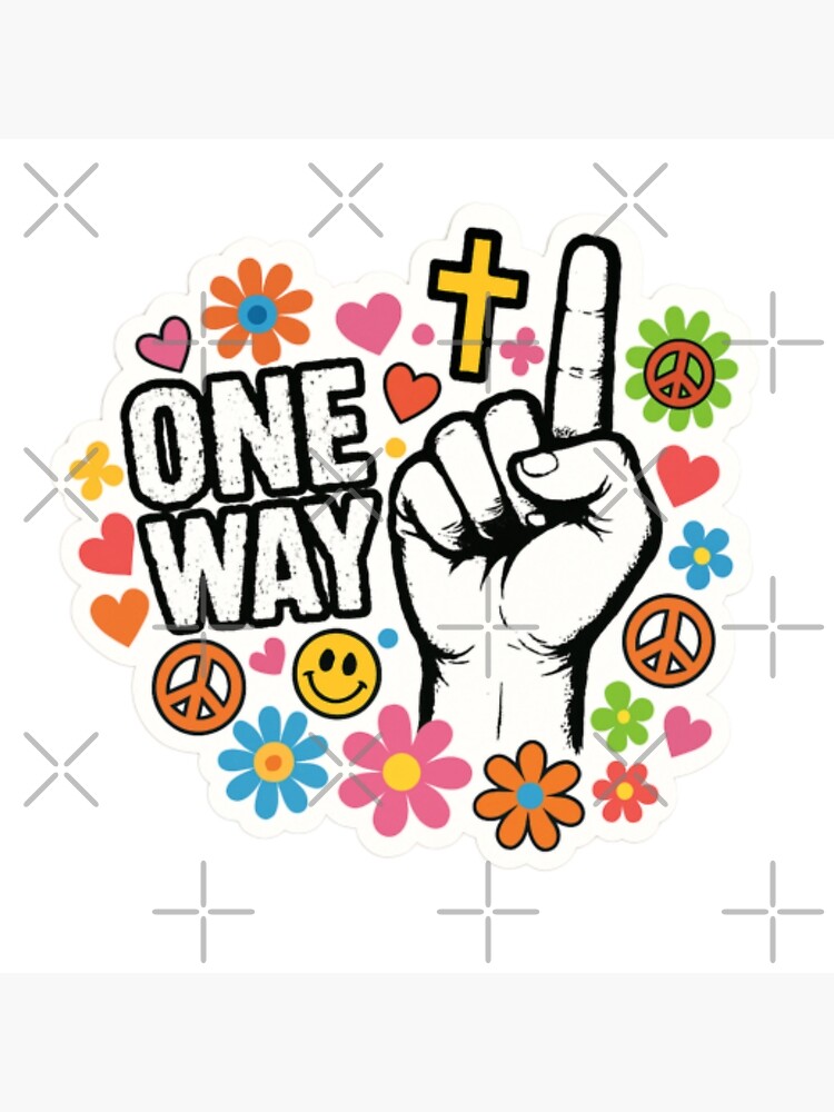 " Jesus Movement : Jesus Revolution One Way Jesus" Photographic Print ...