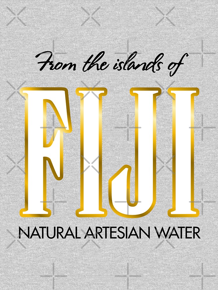 "fiji water logo " T-shirt for Sale by isadroz | Redbubble | fiji t ...