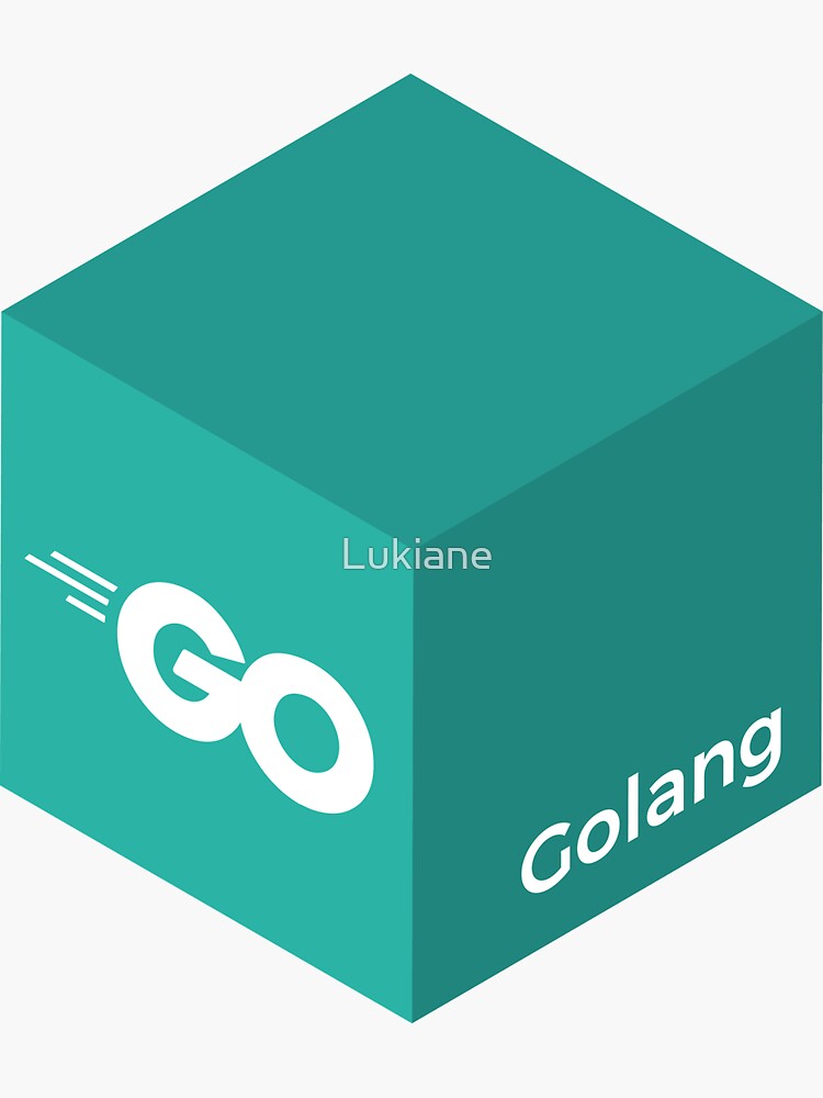 "Programming Skill Cube - Golang" Sticker for Sale by Lukiane | Redbubble