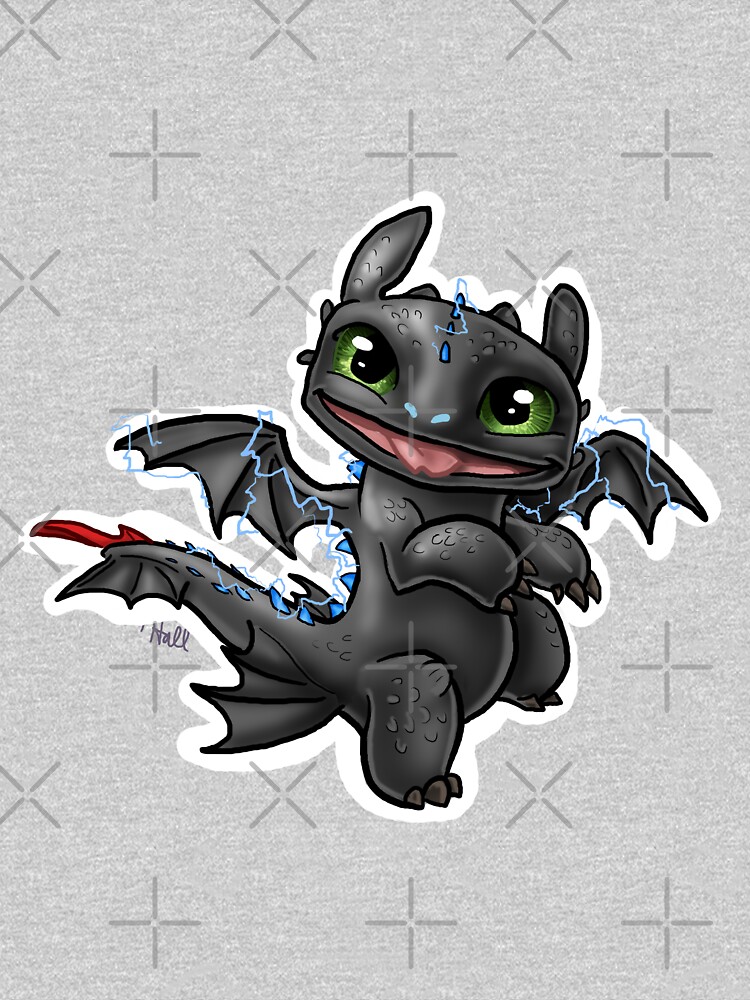 "Baby Toothless" T-shirt by Unicornarama | Redbubble | dragon t-shirts ...
