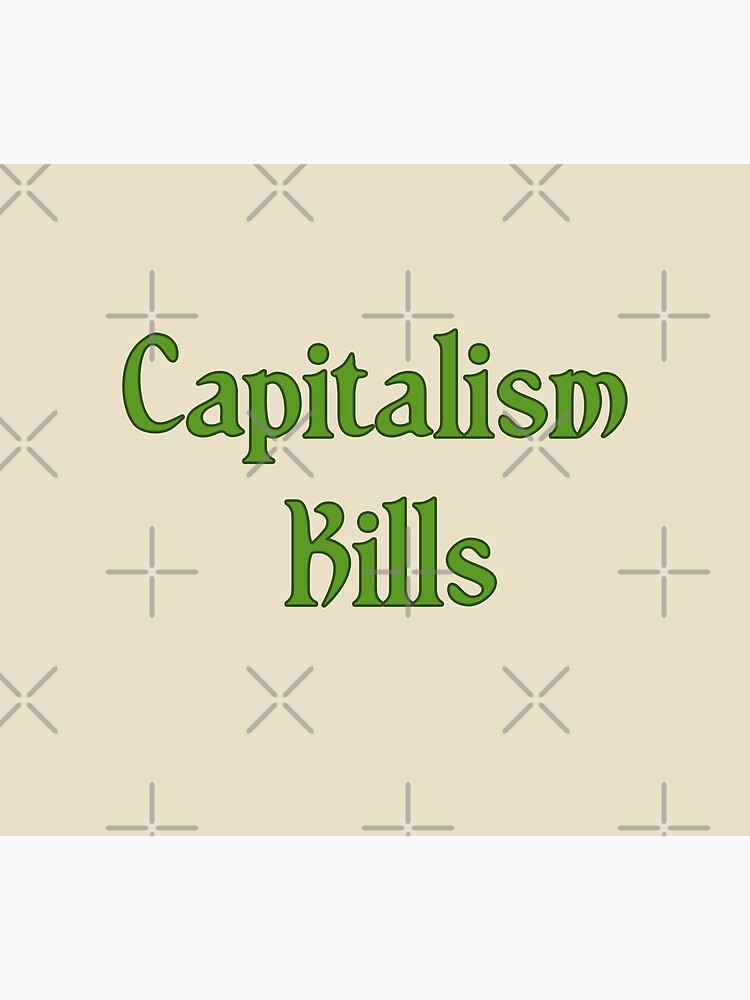 "Capitalism Kills - Dystopian Marxist Typography Art | Anti-Capitalist ...