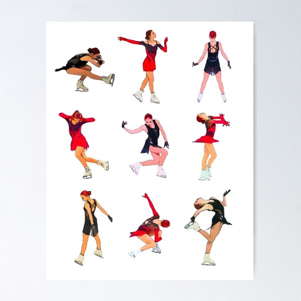 "Alexandra Trusova Art" Poster for Sale by thatskatingshop | Redbubble