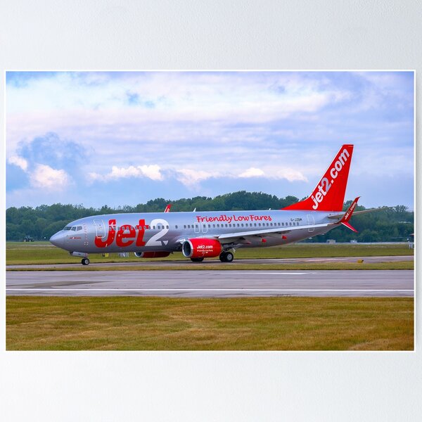 "MAN to JSI Jet2 Boeing 737-8MG" Poster for Sale by Start-Aviation ...