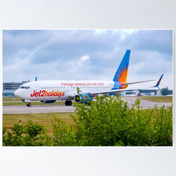 "MAN to AGP Jet2 Boeing 737-85P" Poster for Sale by Start-Aviation ...