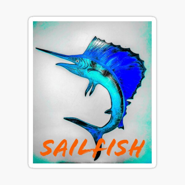 "Sailfish " Sticker for Sale by barryknauff | Redbubble