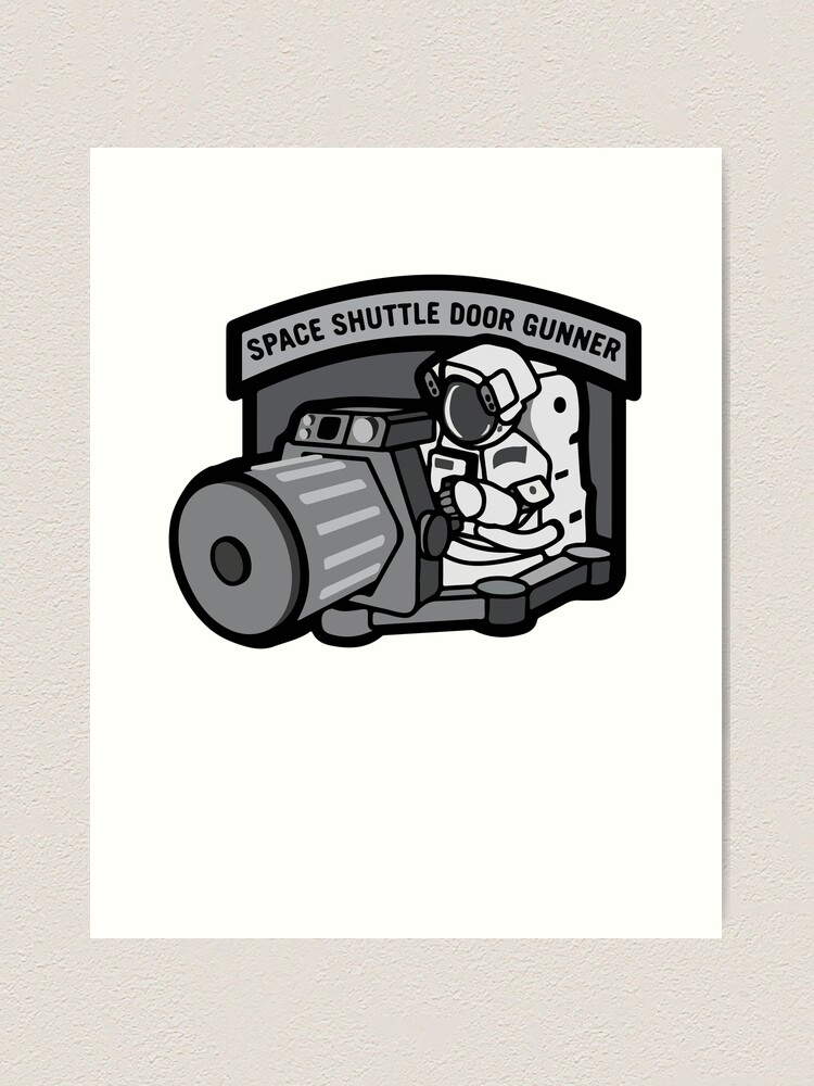 Space Shuttle Door Gunner Morale Patch Milspec Monkey Military