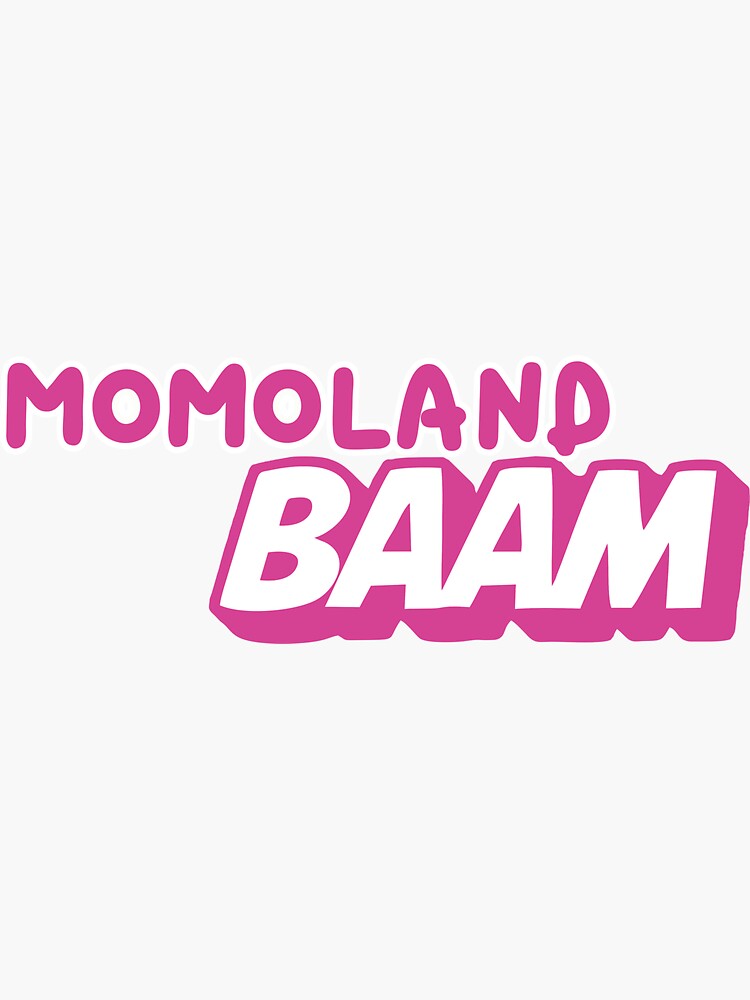 "MOMOLAND BAAM" Sticker for Sale by kpopbuzzer | Redbubble