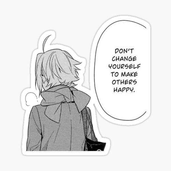 "Don't Change" Sticker by KawaiiCaps | Redbubble