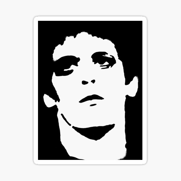 "Lou Reed " Sticker for Sale by Chadwickw669 | Redbubble