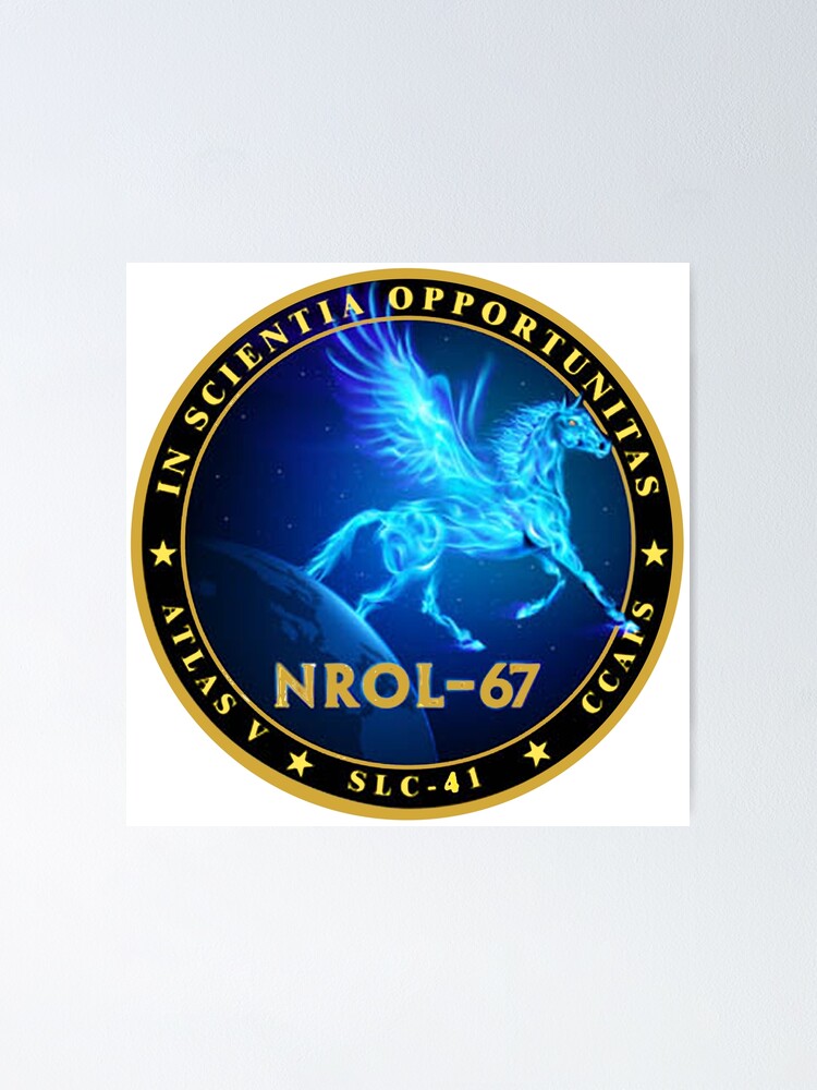 "NROL-67 Program Logo" Poster for Sale by Spacestuffplus | Redbubble