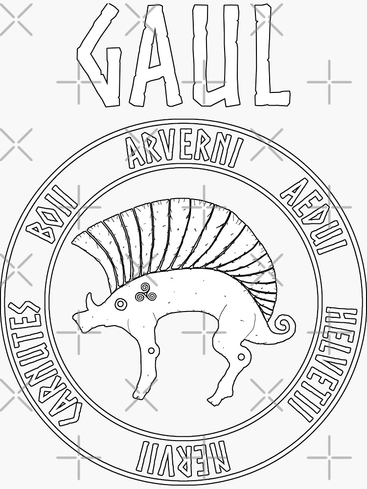 "Gaul Ancient Gaelic Tribes Ancestors" Sticker for Sale by ...